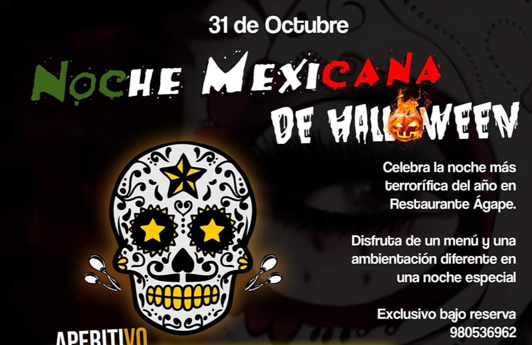 El Ágape organiza una cena mexicana de Halloween - Hostelería en Zamora